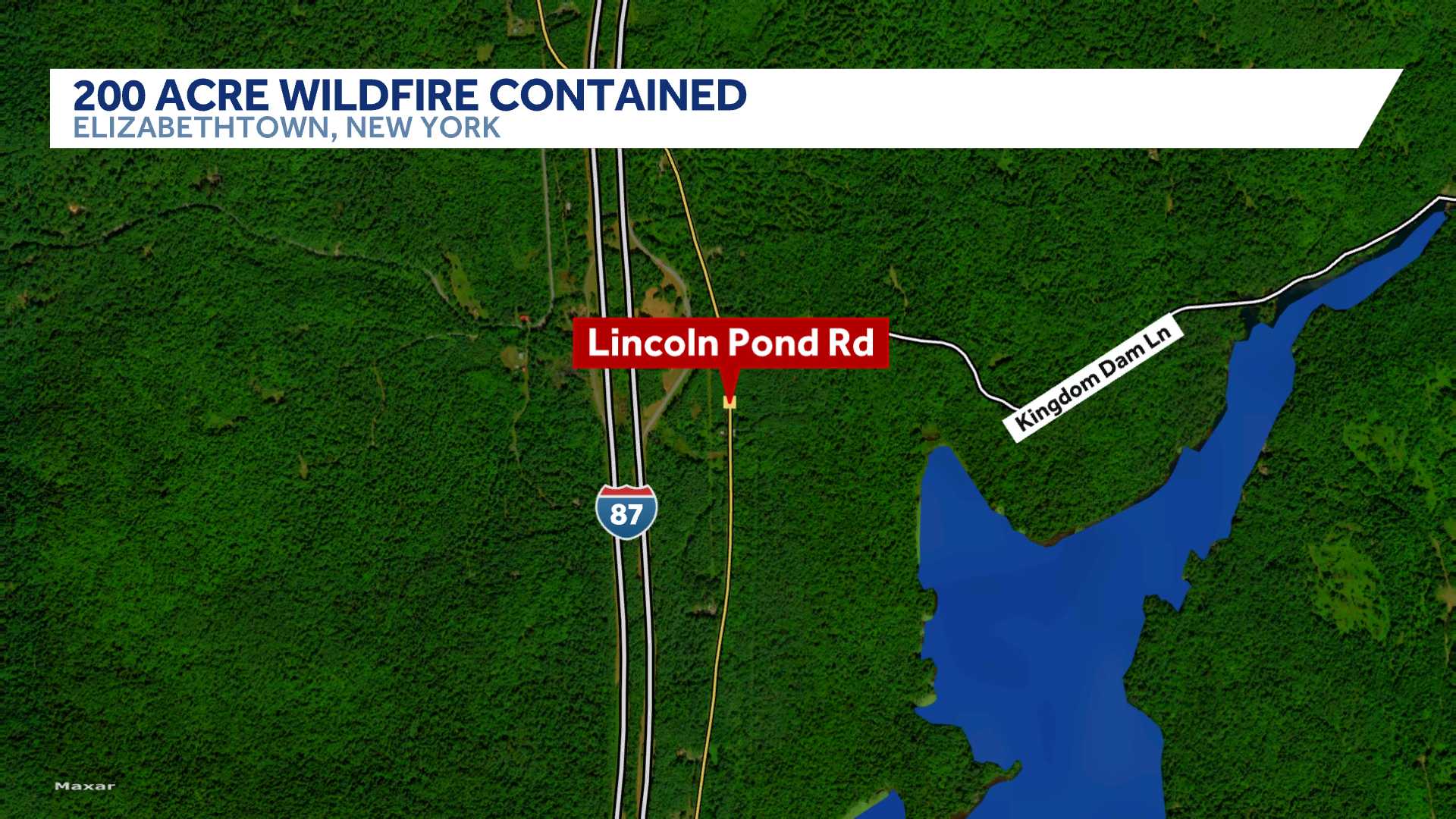 Firefighters in Elizabethtown contain 200-acre wildfire