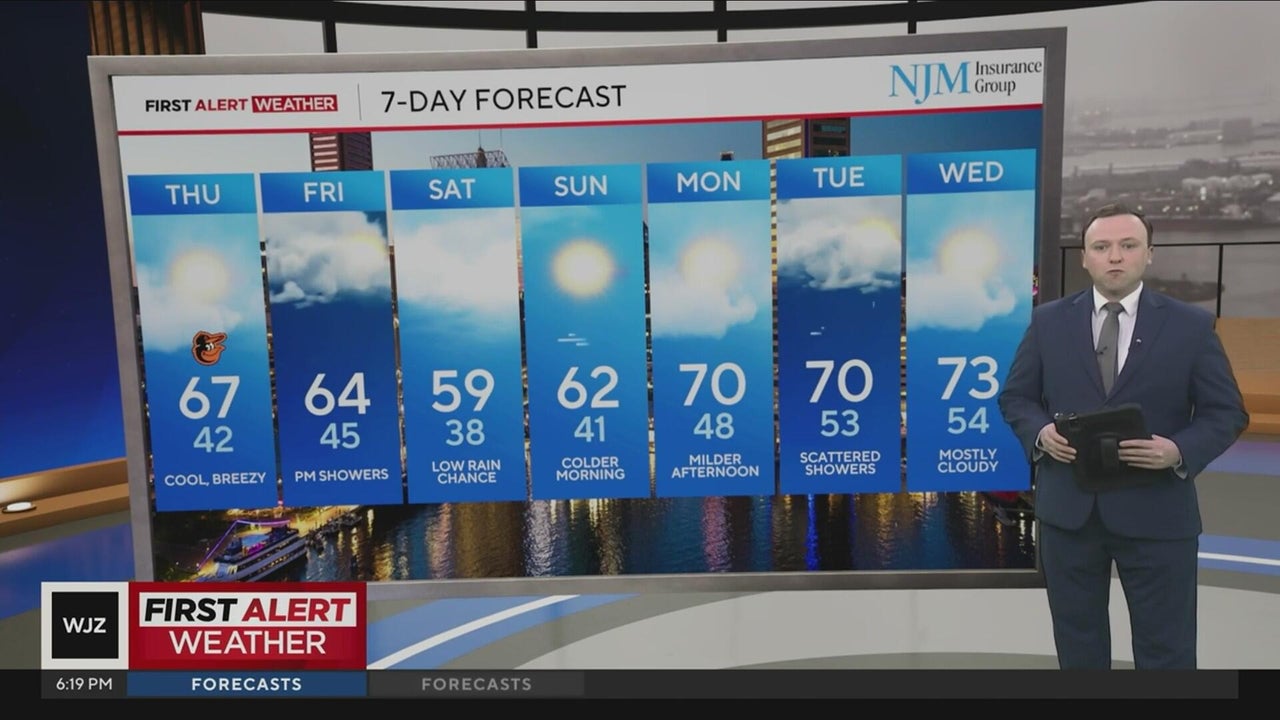 Brighter Thursday in Maryland follows rainy Wednesday