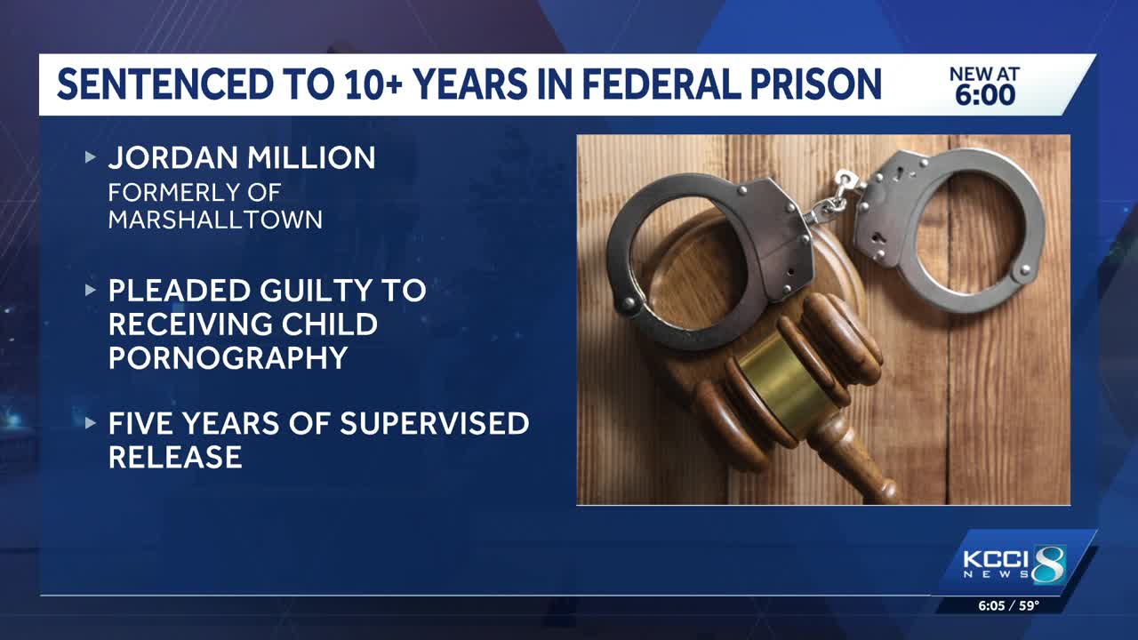 Marshalltown man sentenced to 10 years in federal prison for child ...