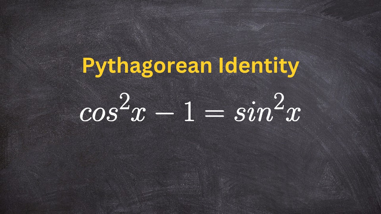 If you know your identities then you can solve