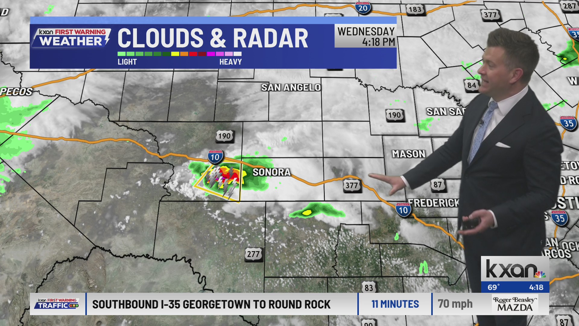 Scattered storms Thursday and widespread rain in Central Texas Friday ...