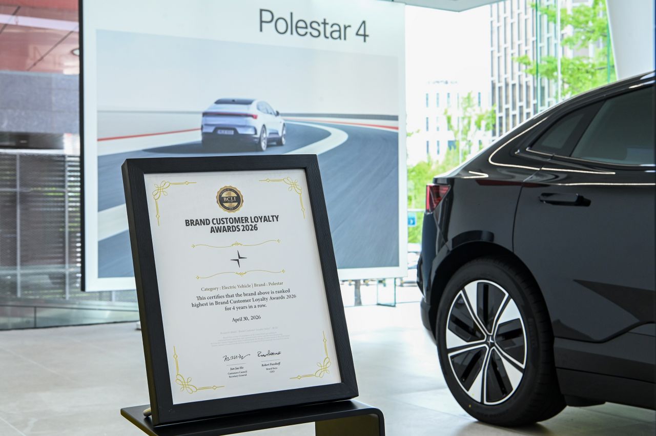 폴스타, '2026 브랜드 고객충성도 대상' 전기차 부문 4년 연속 1위
