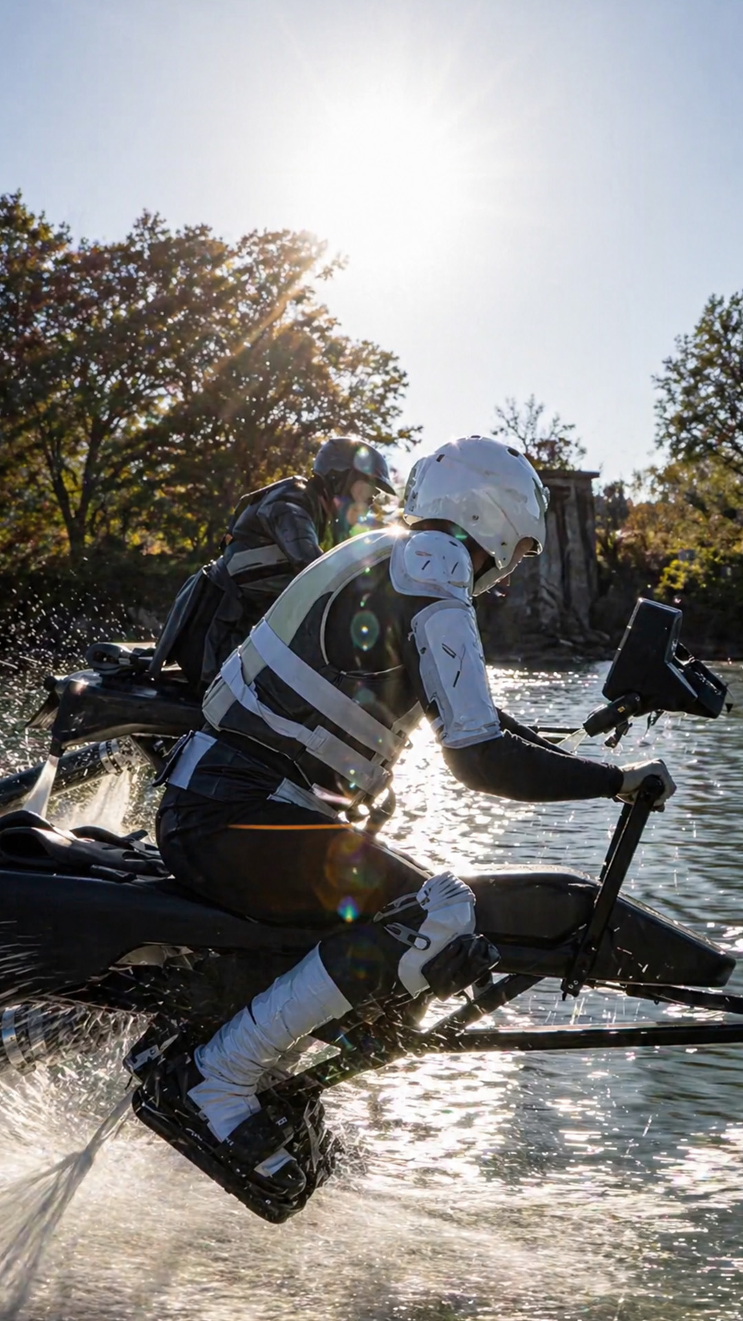 One fast water ride that feels like a film scene