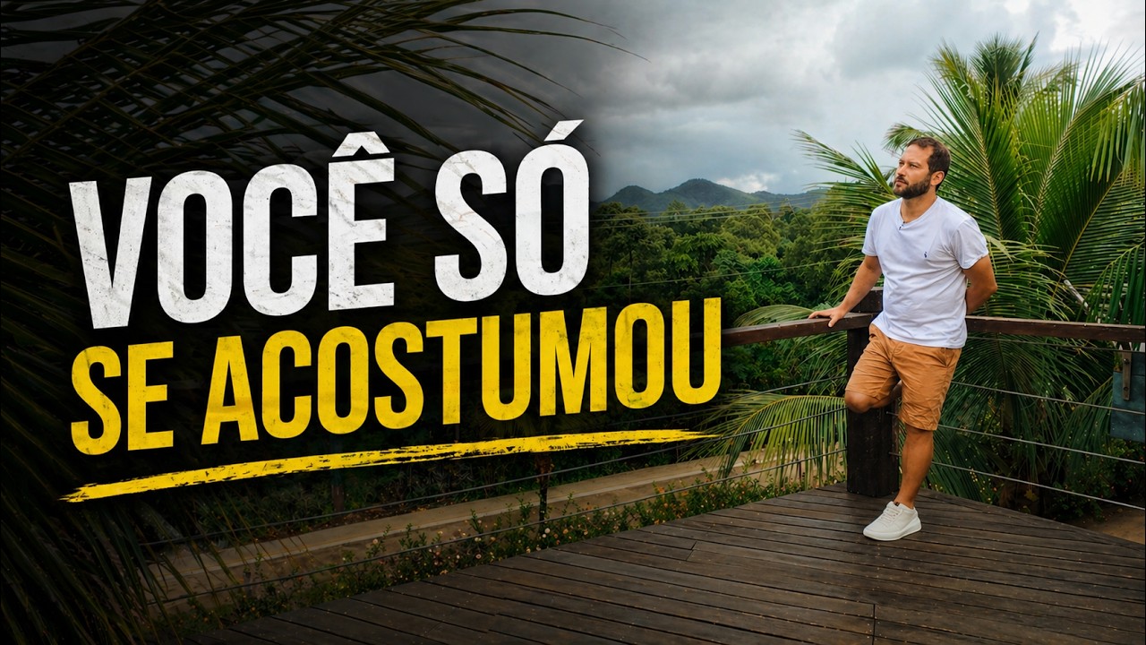 Você não está vivendo só se acostumou com a rotina