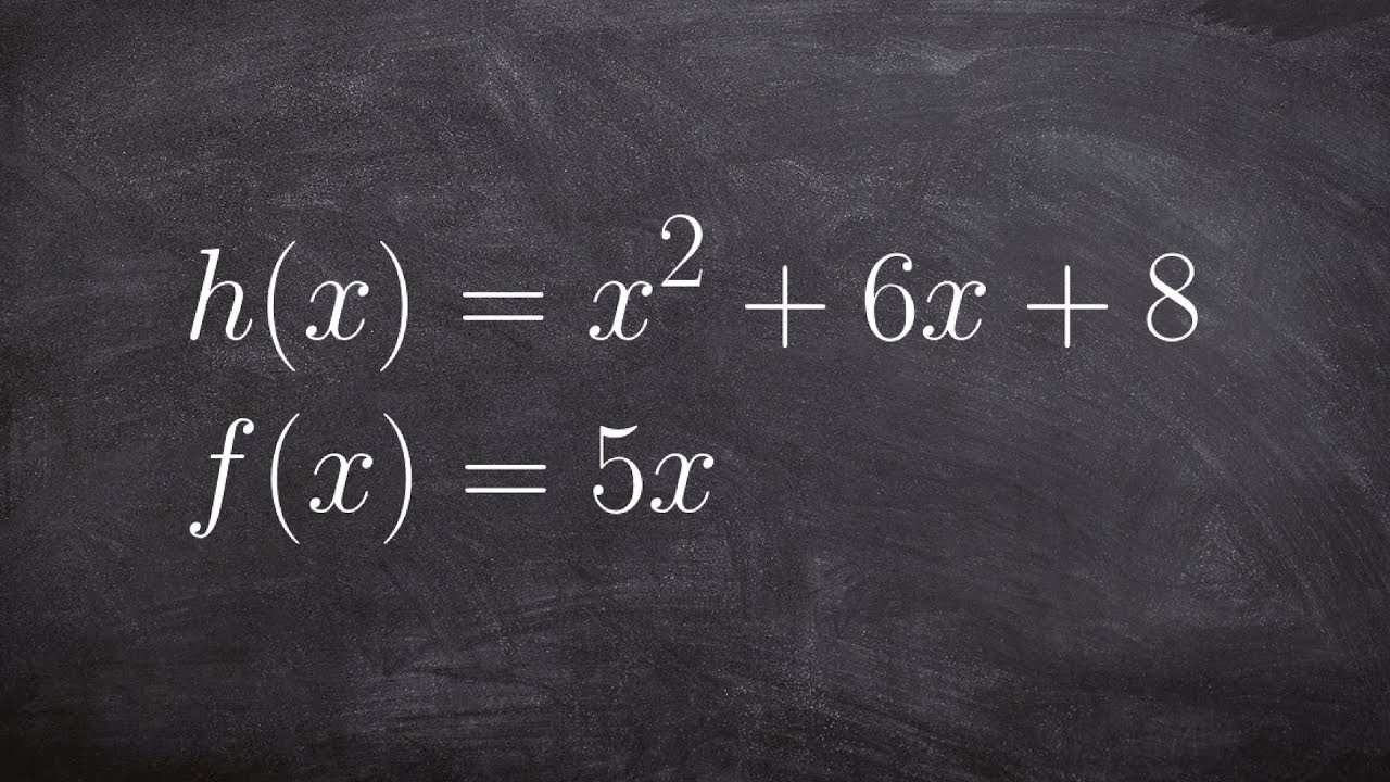 Evaluate the Composition of Two Functions