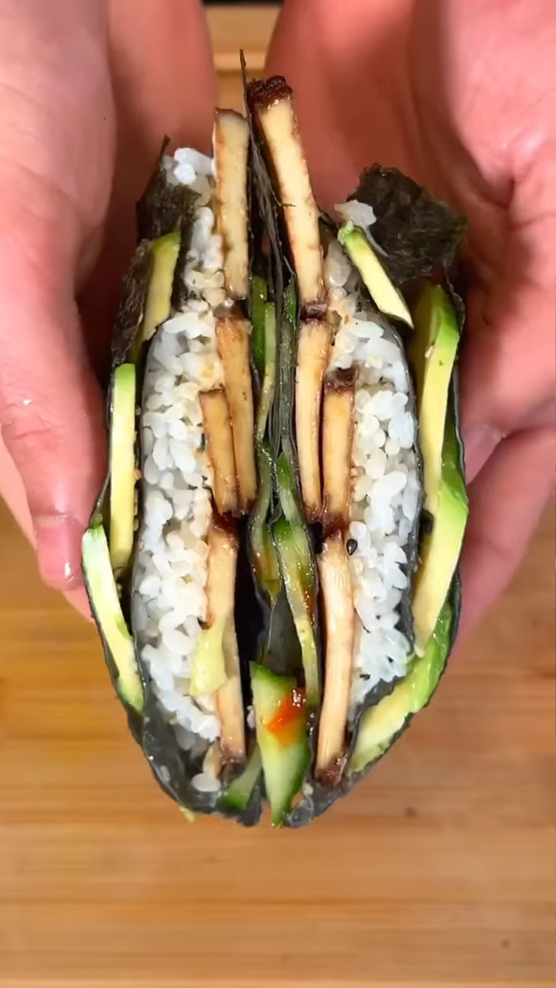 How to make a teriyaki tofu sushi wrap