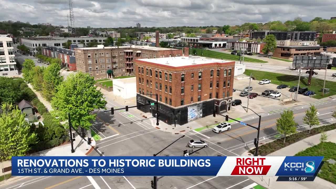 Historic buildings in downtown Des Moines set for potential restoration
