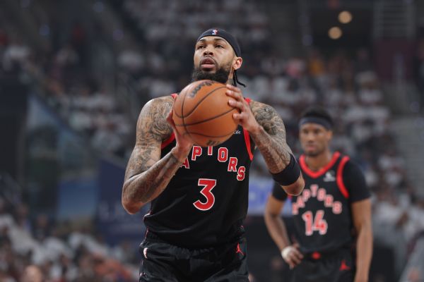 Raptors' Brandon Ingram (heel) exits Game 5 loss to Cavaliers