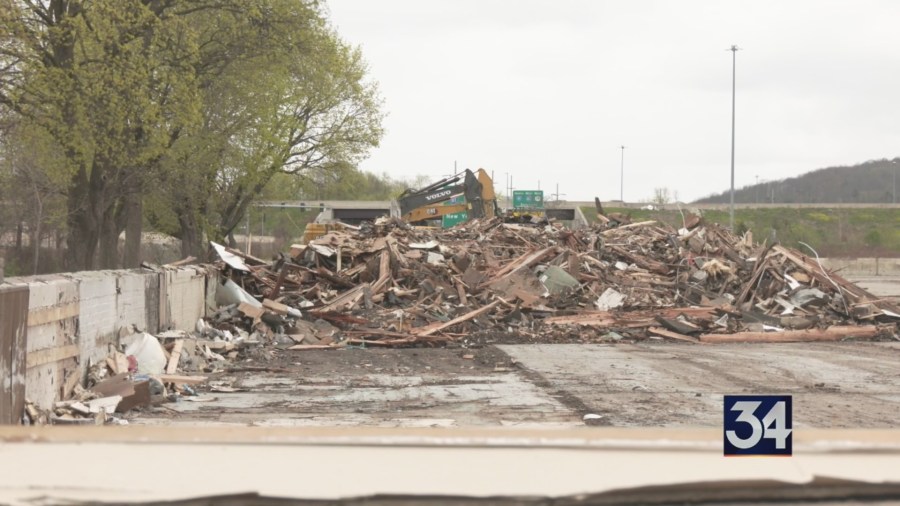 Debris cleared along Brandywine Highway in Binghamton