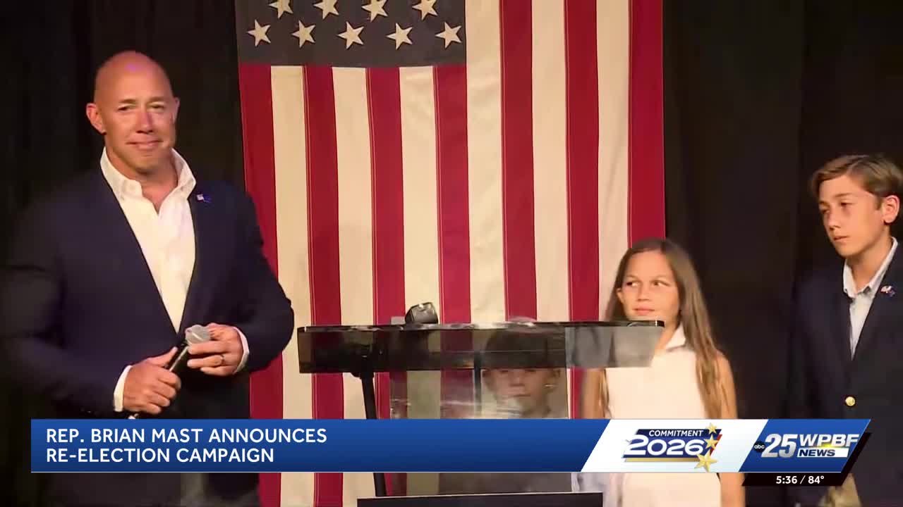 Brian Mast announces re-election campaign for Florida’s 21st ...