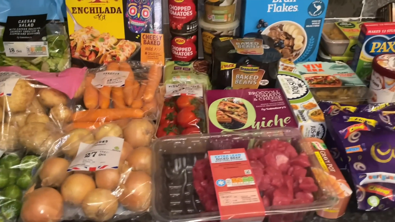 £91 Sainsbury’s food shop builds a week of meals