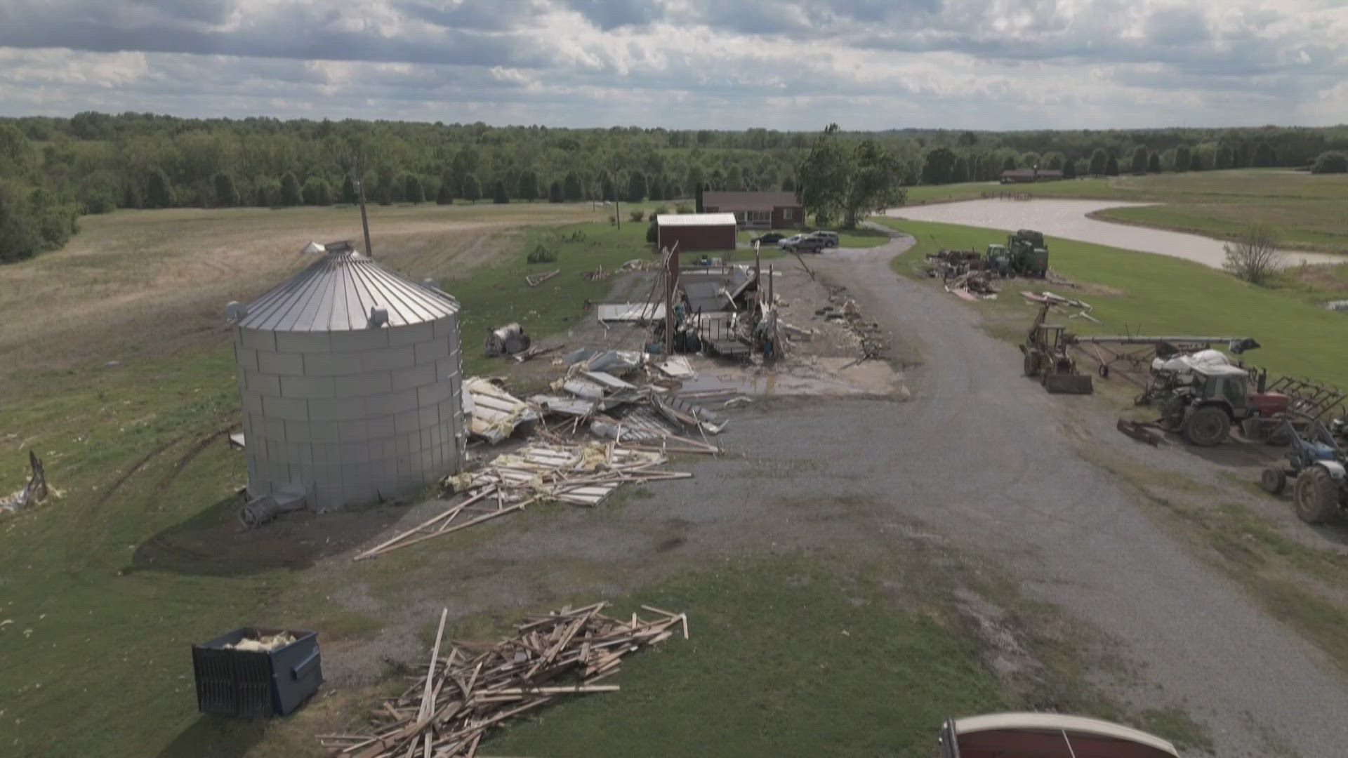 Century-old farm destroyed during severe weather, community helps rebuild