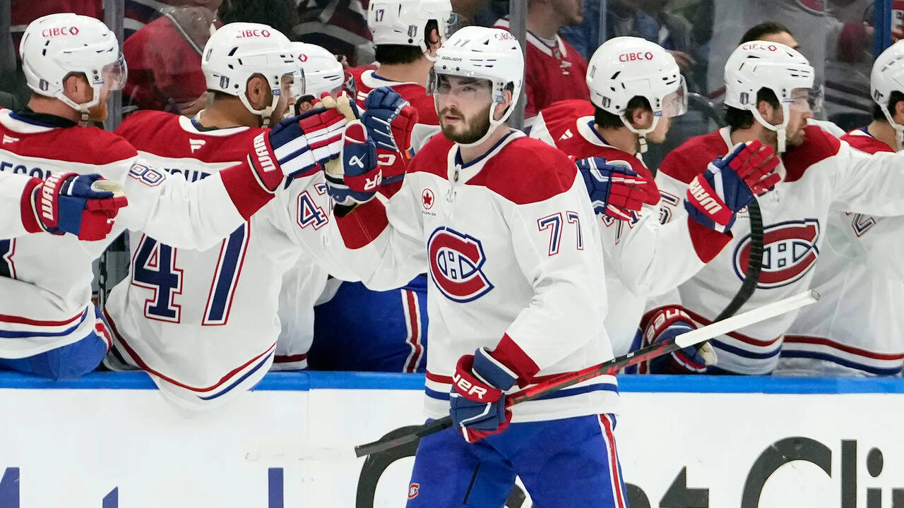 Texier's goal leads Canadiens to victory over Lightning in game 5