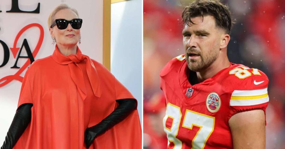 Travis Kelce reacts to Meryl Streep’s stiletto jab in 'Devil Wears ...