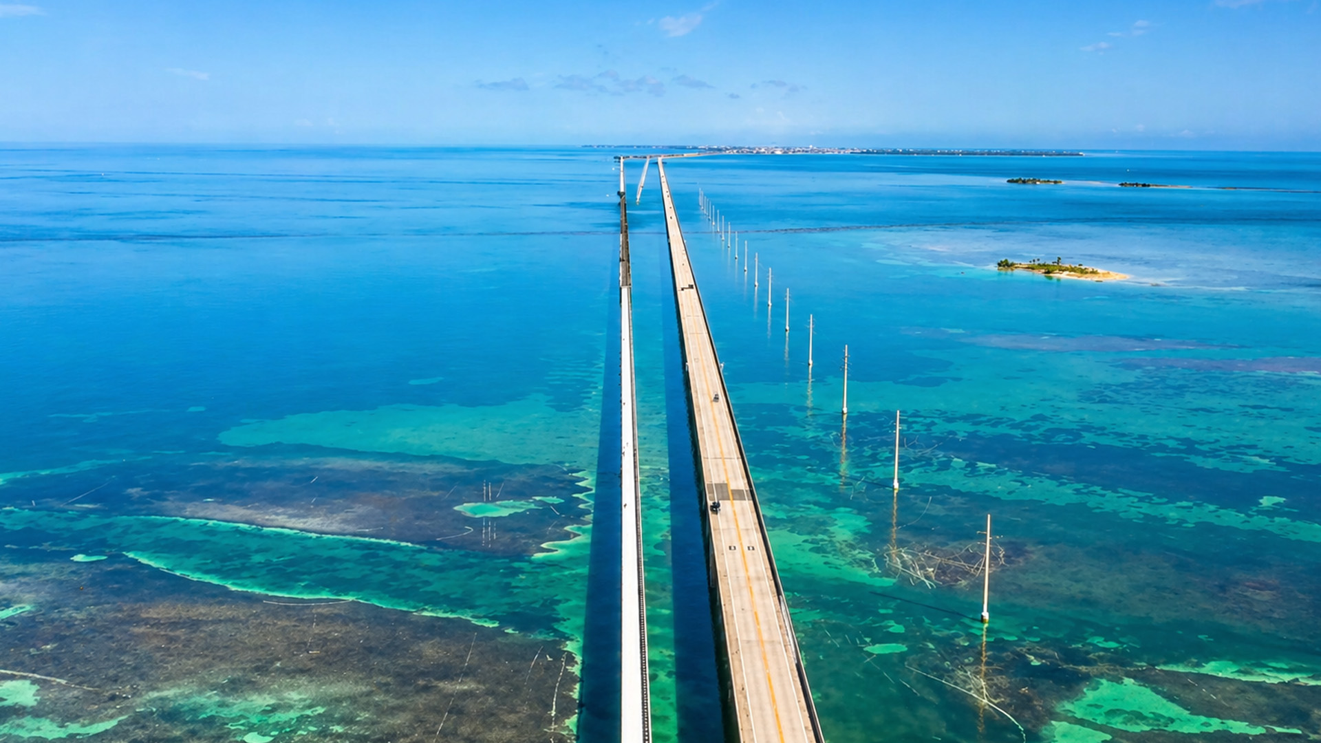 How was this road built in the ocean?