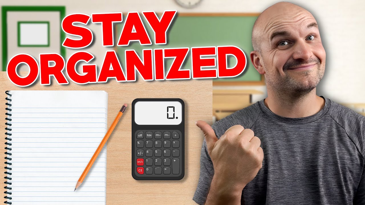 Three tips to become better organized