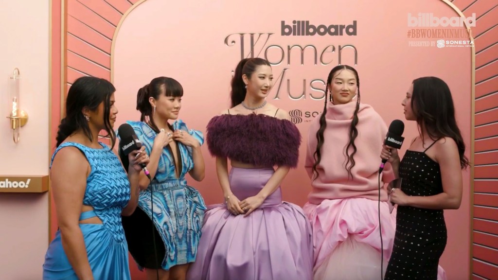 EJAE, Audrey Nuna & Rei Ami on performing "Golden" with KATSEYE