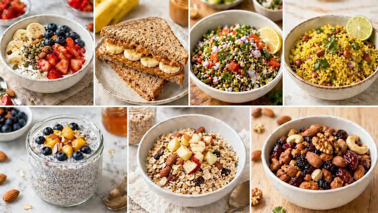 7 no‑stove breakfast recipes you can make in minutes for busy mornings