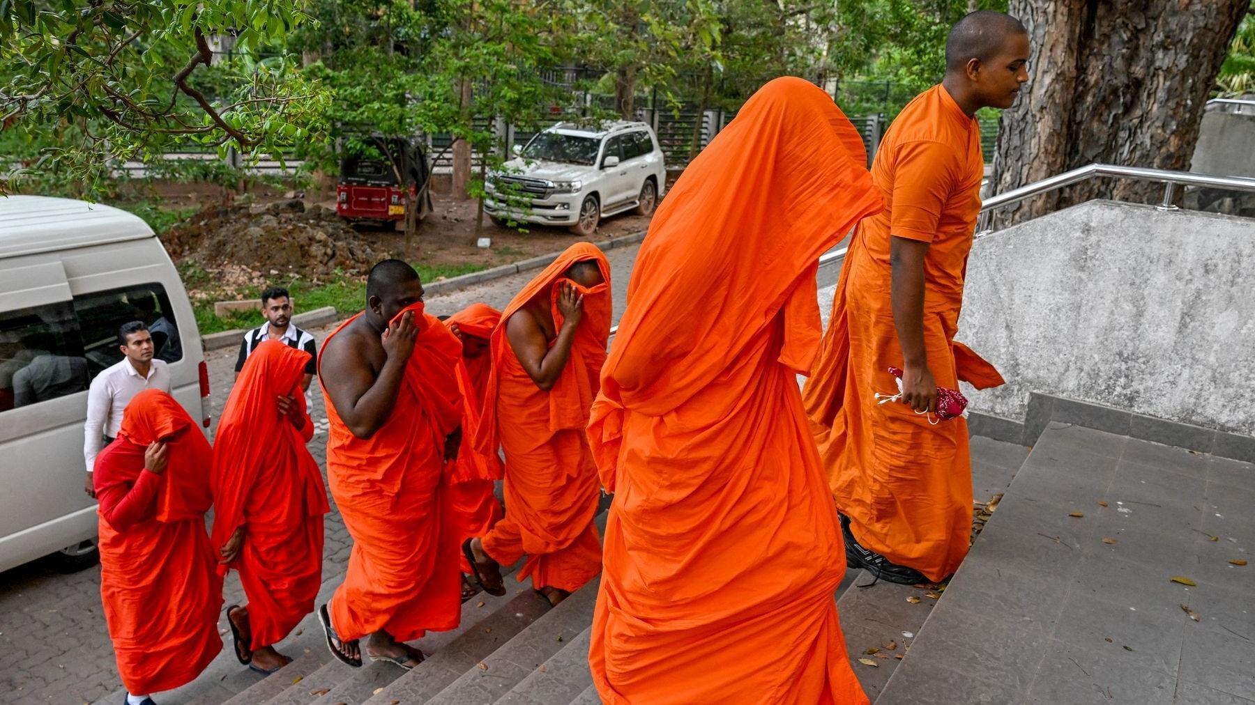 Buddhist monks detained in Sri Lanka after 110kg cannabis discovery