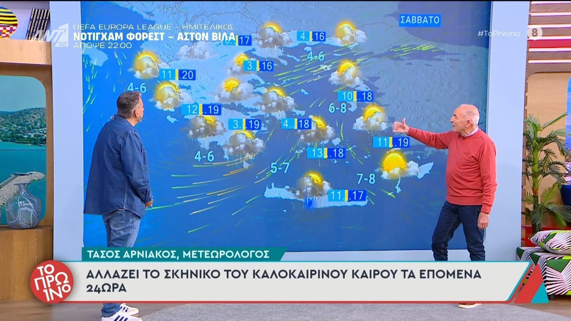Αλλάζει το σκηνικό του καλοκαιρινού καιρού τα επόμενα 24ωρα - Το Πρωινό ...