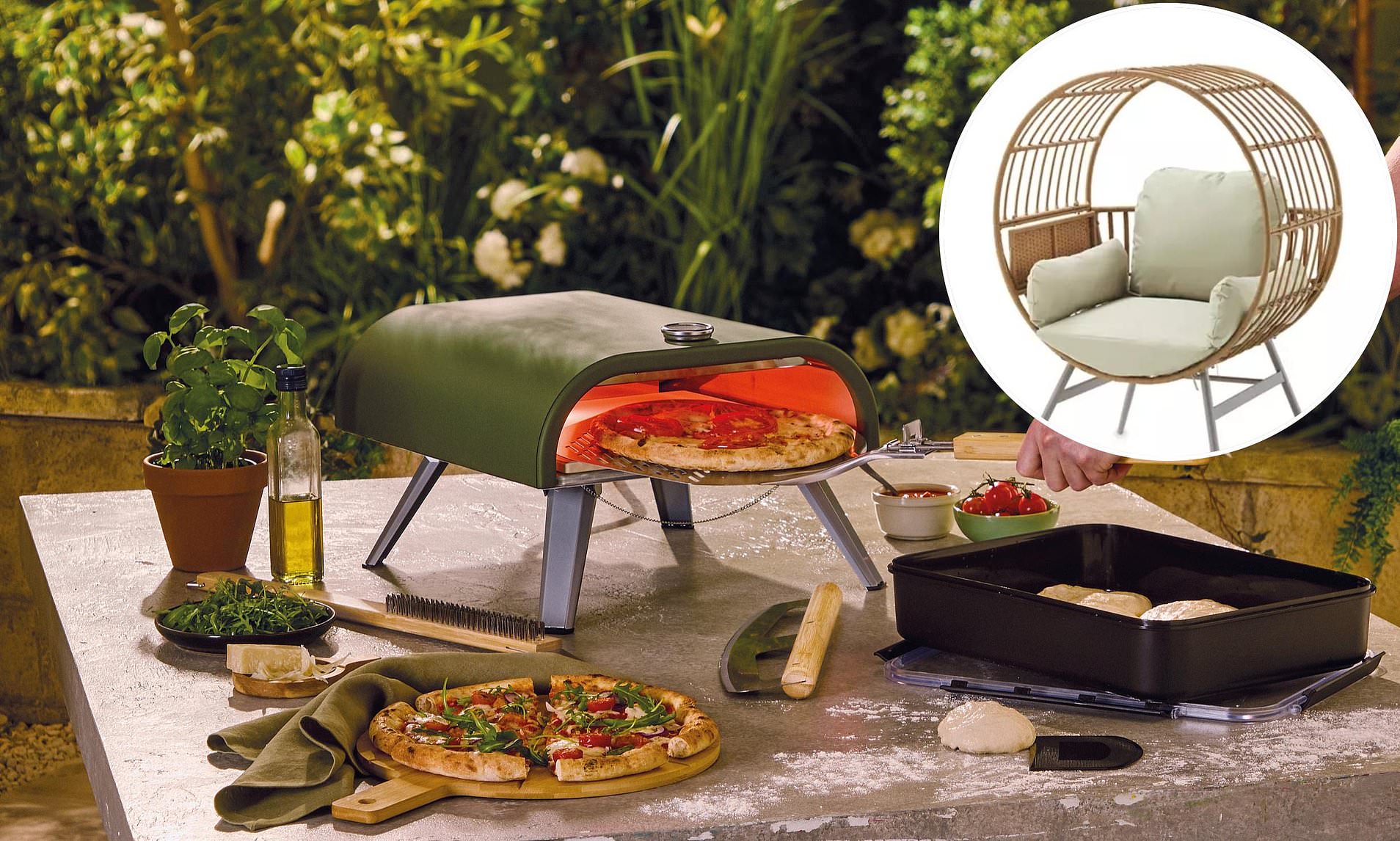 Aldi's sell-out garden range is back! Pizza oven, BBQ and outdoor ...