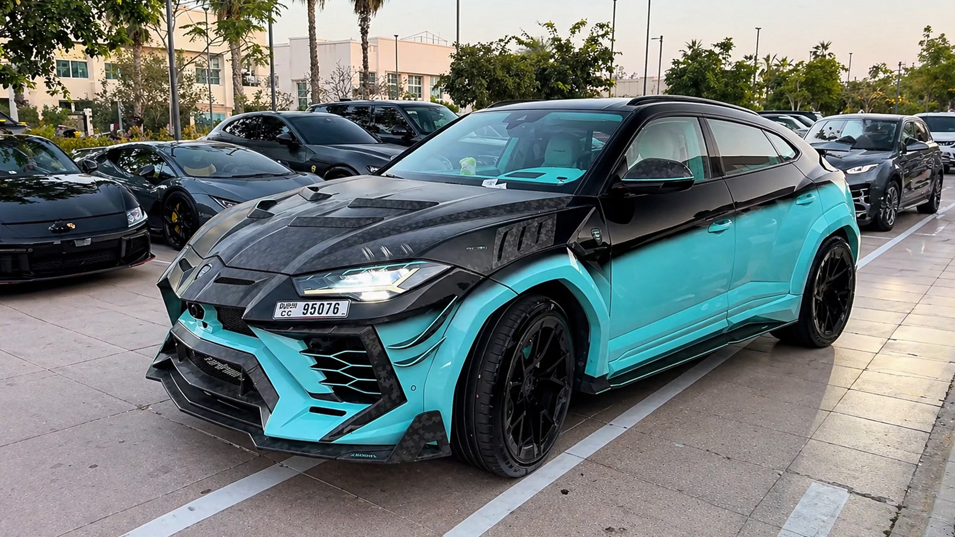 Dubai spots a millionaire’s Lamborghini Urus custom styling