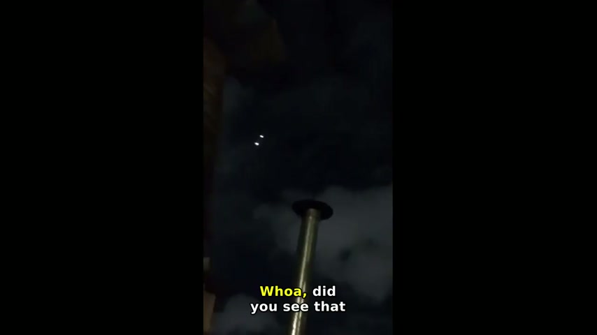 Dazzling fireball over Buenos Aires night sky