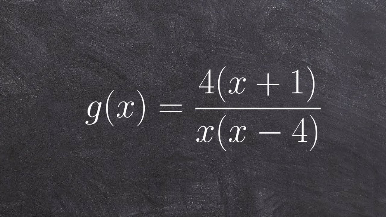 Simplifying and then finding the intercepts and asymptotes
