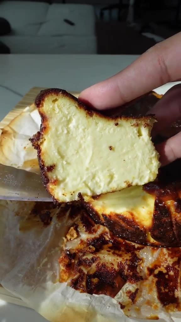 Restaurant-quality burnt Basque cheesecake made at home for $14