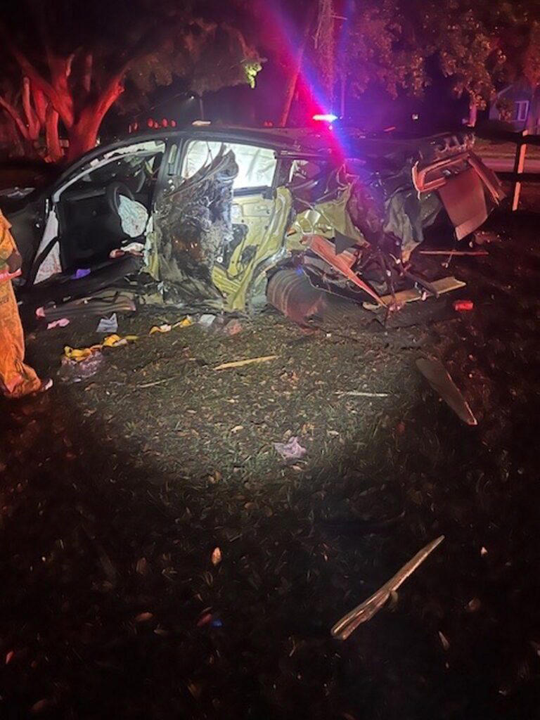 Aftermath of the crash that killed The Voice star Dylan Carter