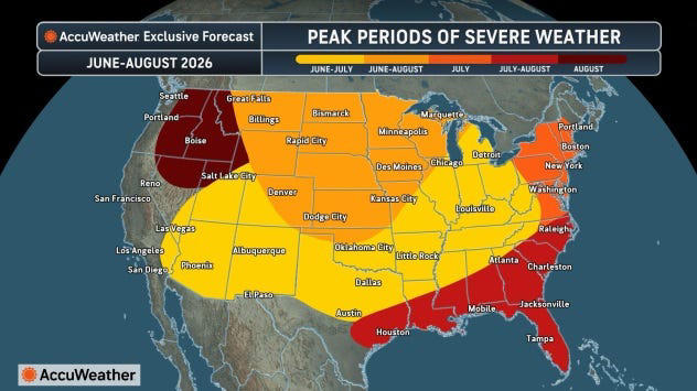 Mississippi summer forecast shows heat, storms and rain ahead
