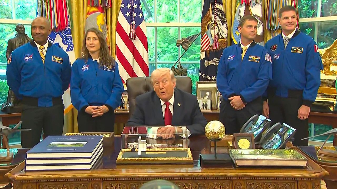 President Trump hosts Artemis II crew in the White House
