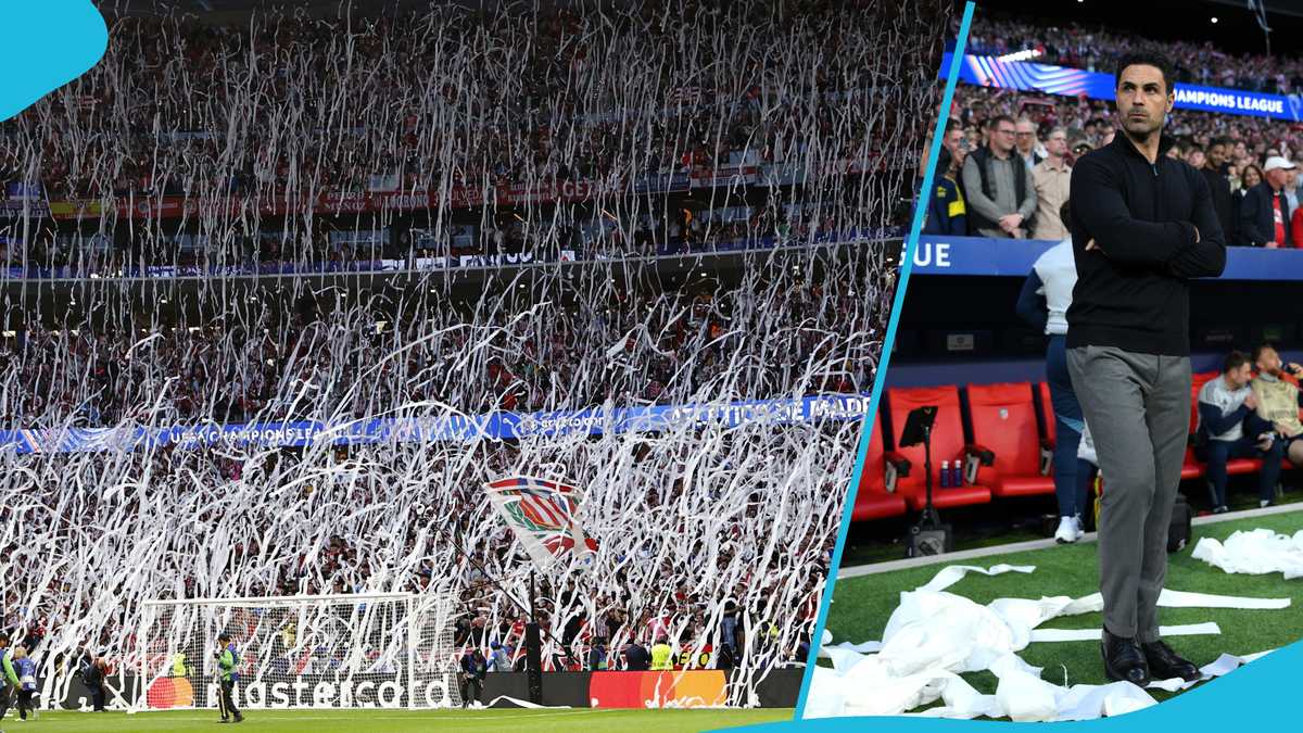 This is why Atletico Madrid fans threw toilet paper during Arsenal ...