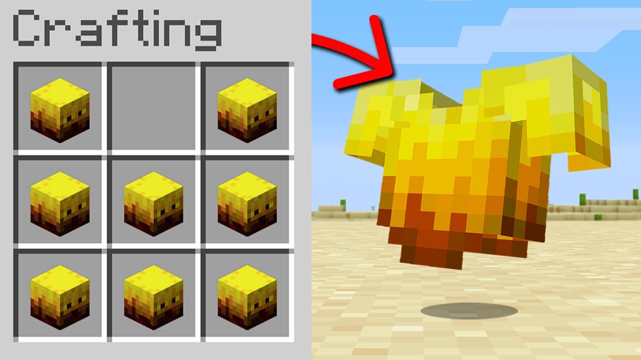 Minecraft, but you can craft armor from any mob
