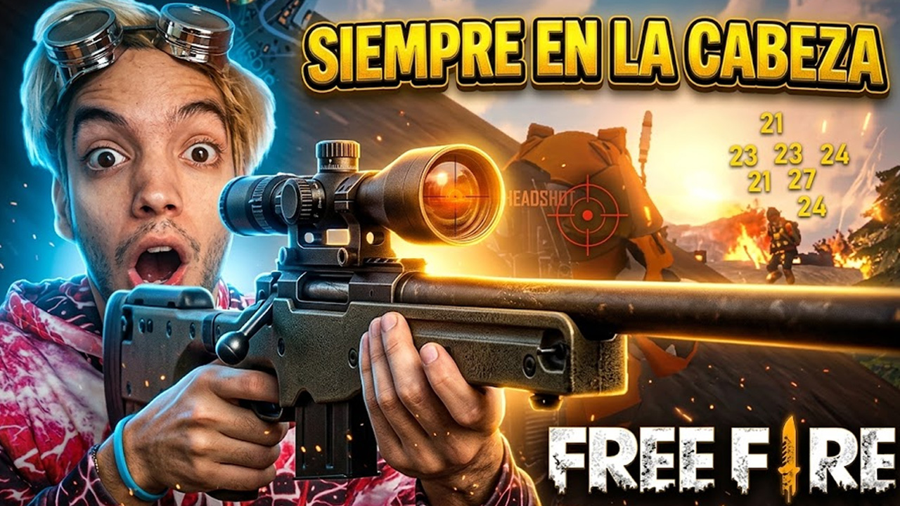 Truco oculto del AWM en Free Fire | Disparos a la cabeza sin apuntar ...