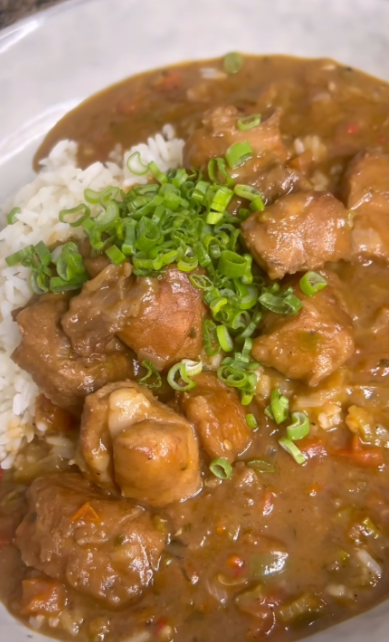 Alligator sauce piquant surprisingly delicious Cajun dish