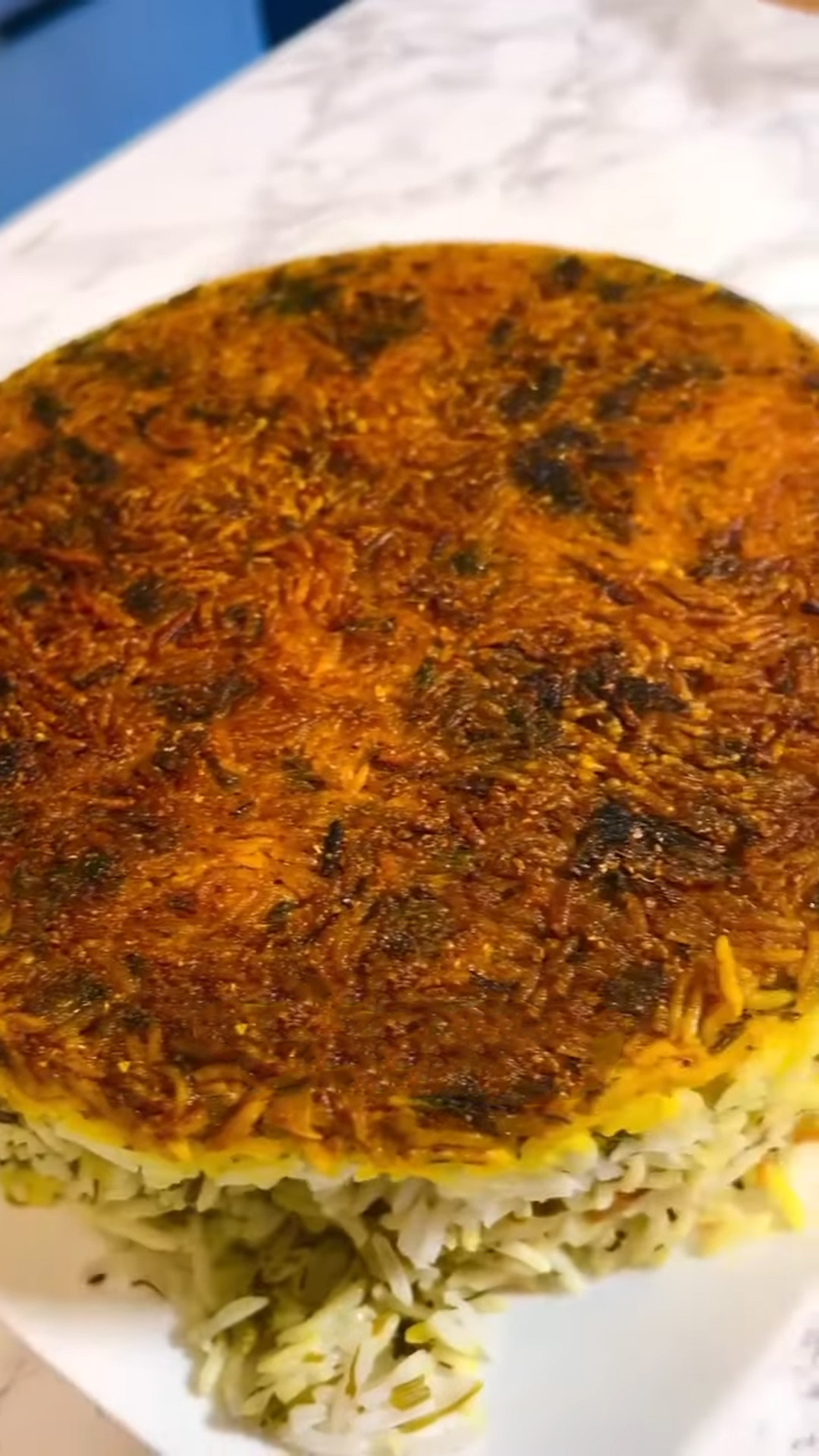 Authentic Persian sabzi polo herb rice recipe