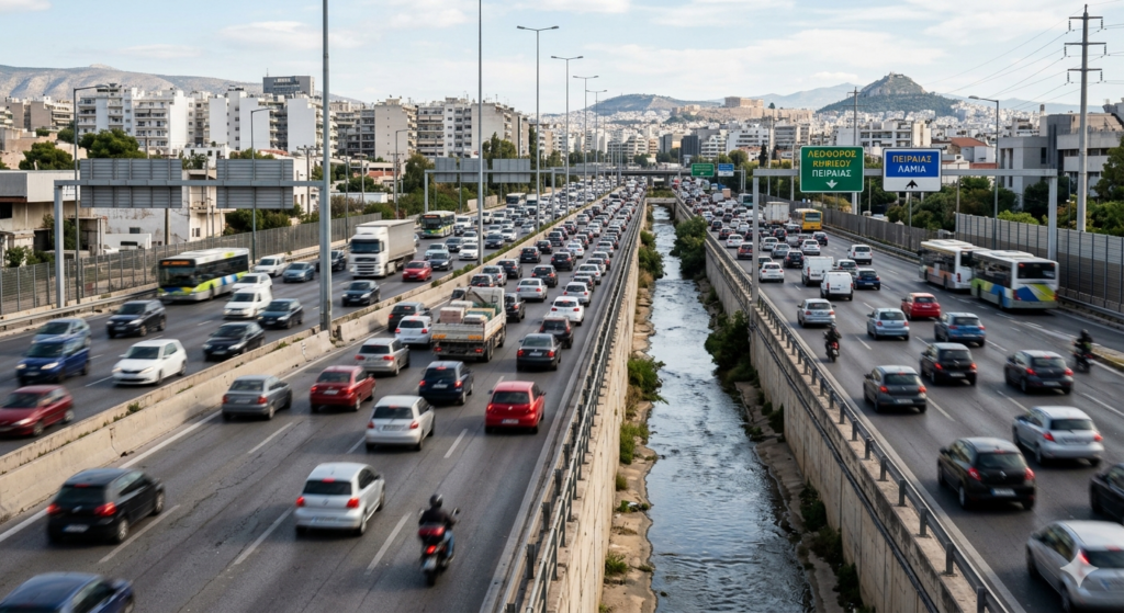 Έργα στη Δυτική Αττική για να αποσυμφορηθεί ο Κηφισός