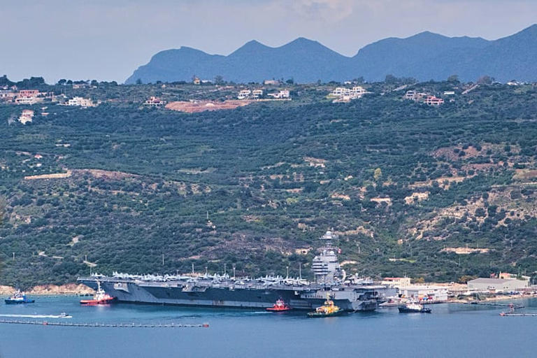 The 'giant' heads home: After war missions and Maduro capture, a record ...
