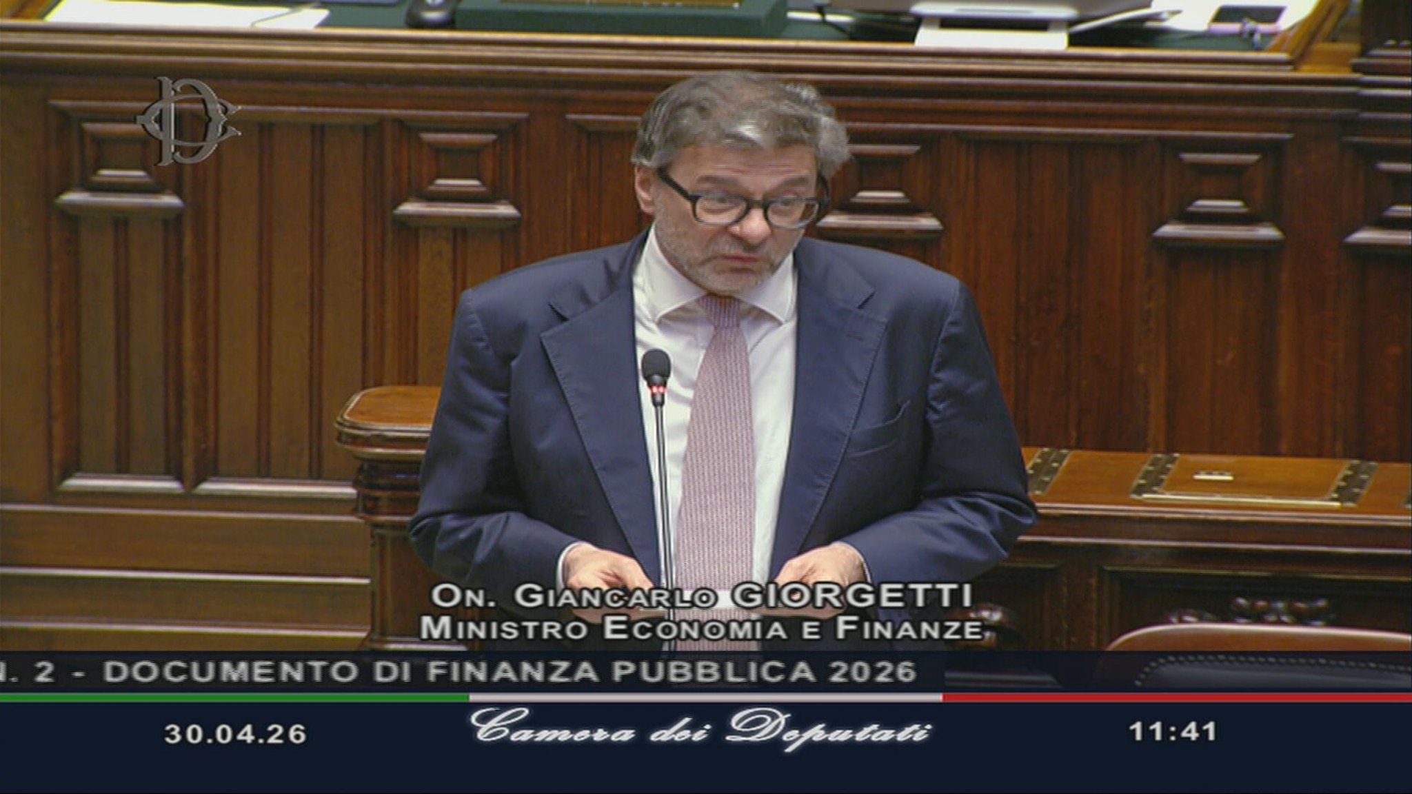 Giorgetti: "Un paese indebitato non è un paese libero"