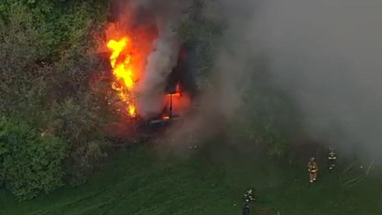 Detroit fire crews extinguish large house fire on city's southwest side