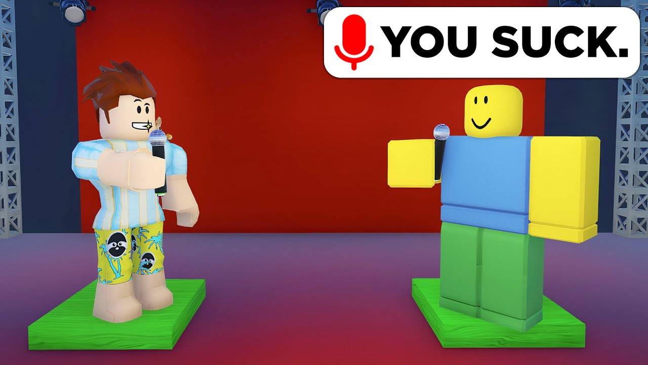Rap battles with voice chat in Roblox were wild