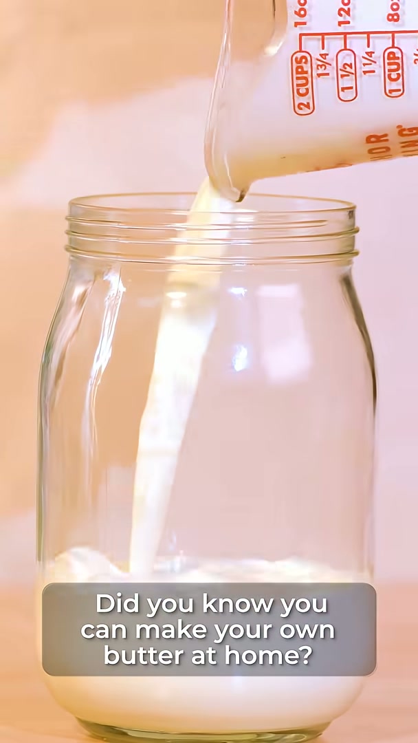 Shake it till you make it with this homemade butter