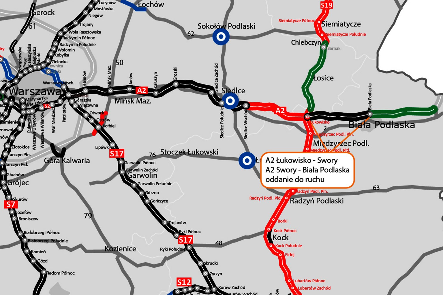 Jeszcze szybciej na wschód. Autostrada A2 wydłuża się o kolejne kilometry