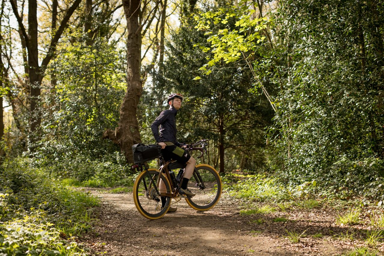 Meet the man cycling around the world on a bike made of wood
