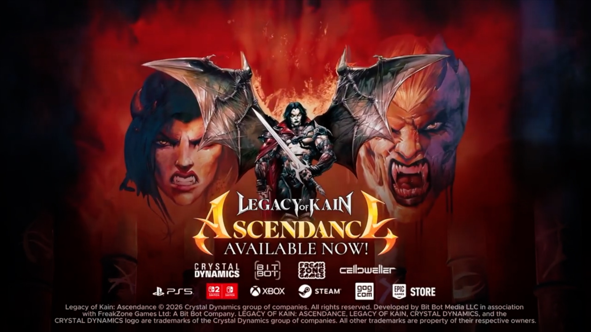 Legacy of Kain Ascendance official launch trailer