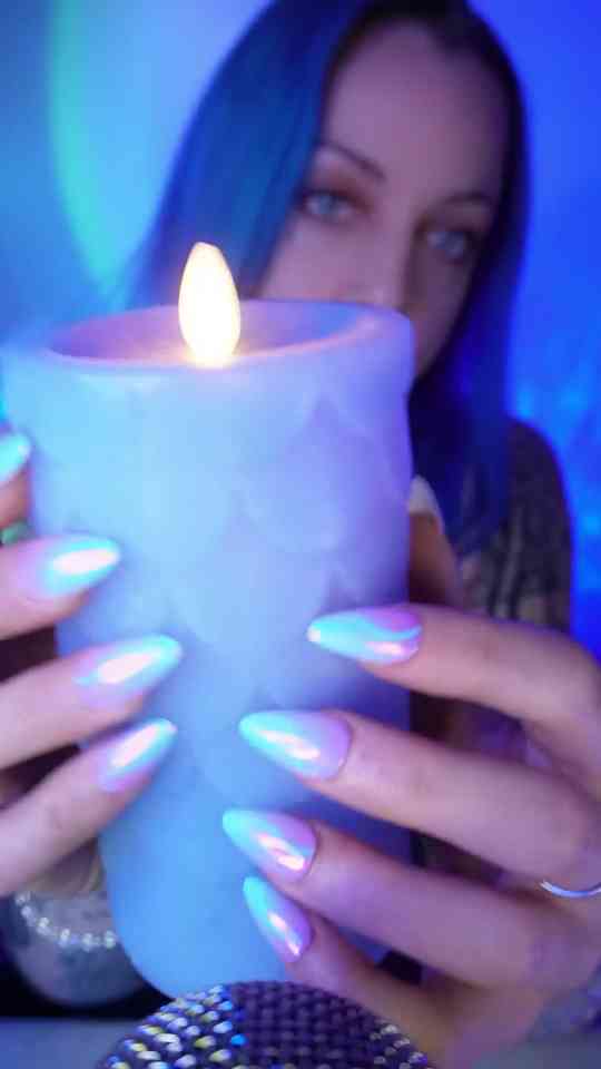 Luminara candles ASMR soft flicker