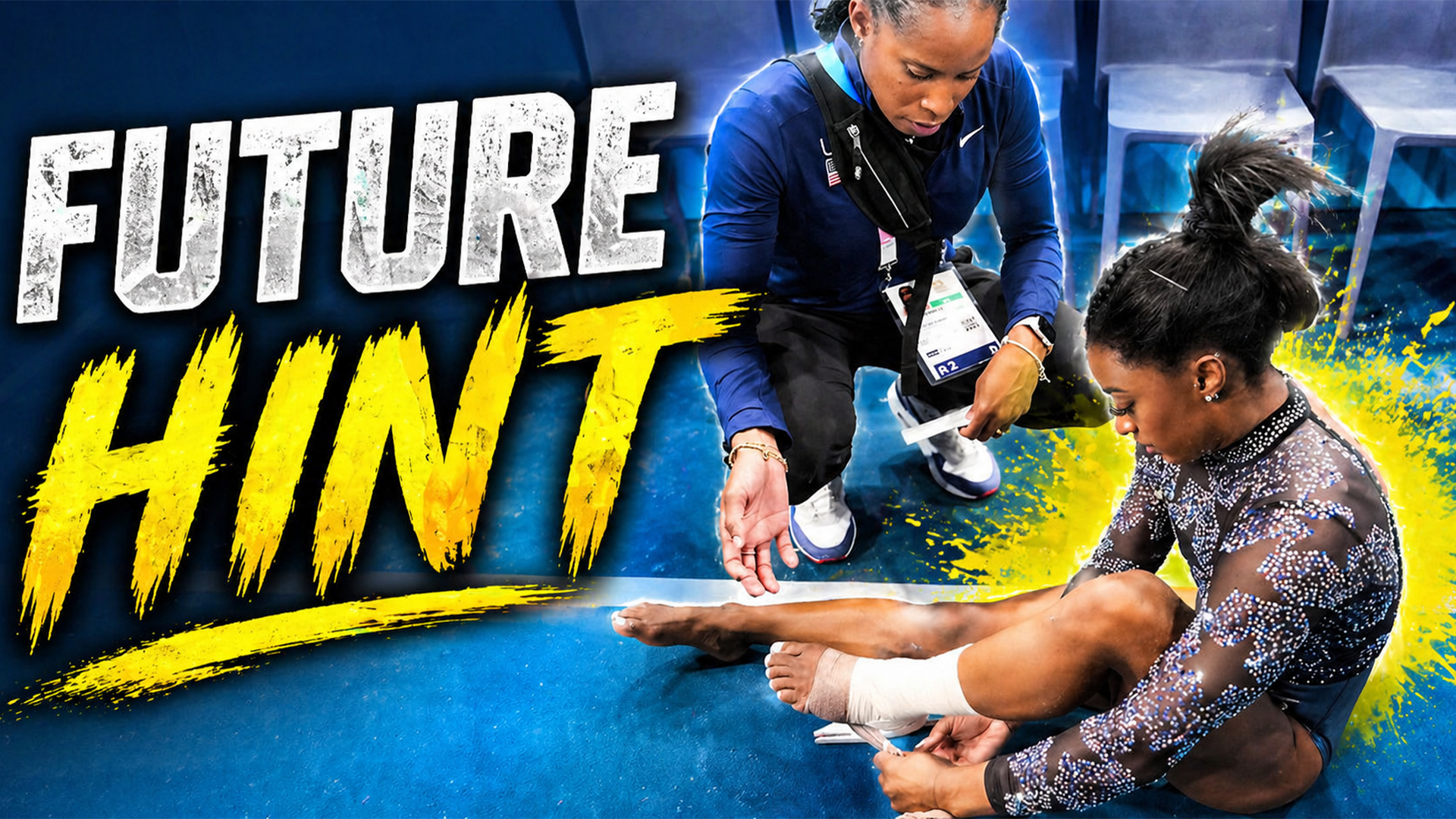 Watch: The future career hint Simone Biles dropped after hurting her ...