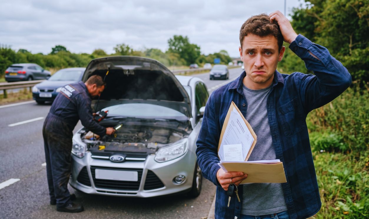My car broke down the day after I bought it used. Paying for the repair ...