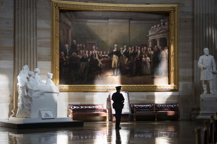 A nation’s first inauguration characterized by reverent humility